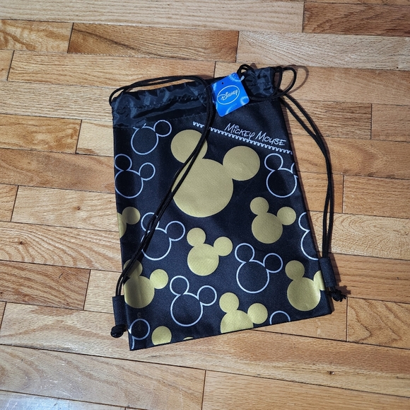 Disney | Bags | Disney Mickey Mouse Thicker Drawstring Bag | Poshmark